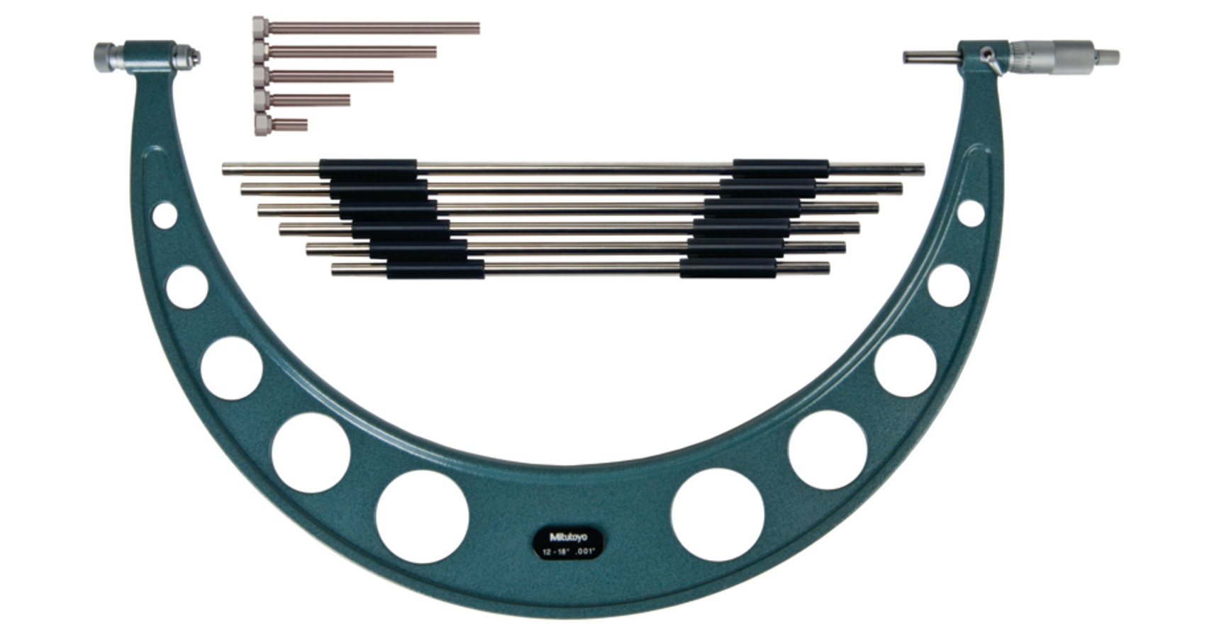 MITUTOYO 104-201 Outside Micrometer Interchangeable Anvil 12-18 ... MITUTOYO 104-201 Outside Micrometer Interchangeable Anvil 12-18 ...